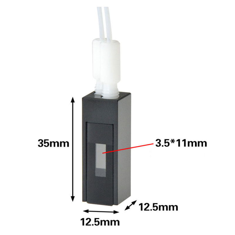 Micro tablet dissolution cell with PTFE tubing ,2 clear windows | Laborxing