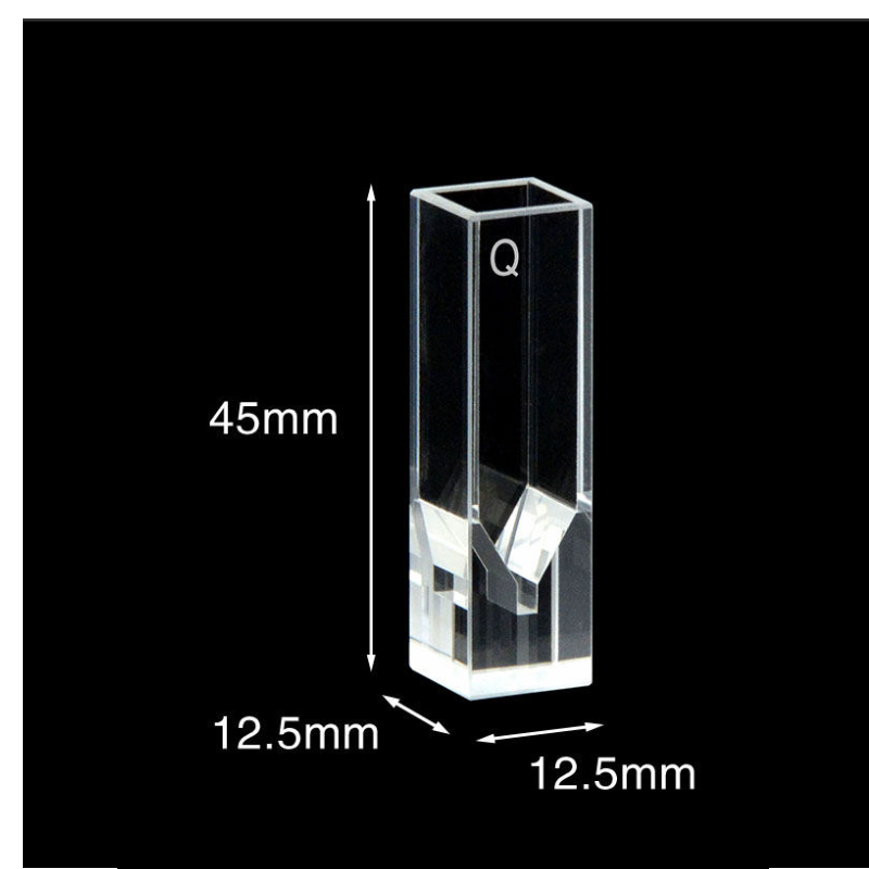 UV quartz sub-mirco cuvette, lightpath 10 mm | Laborxing
