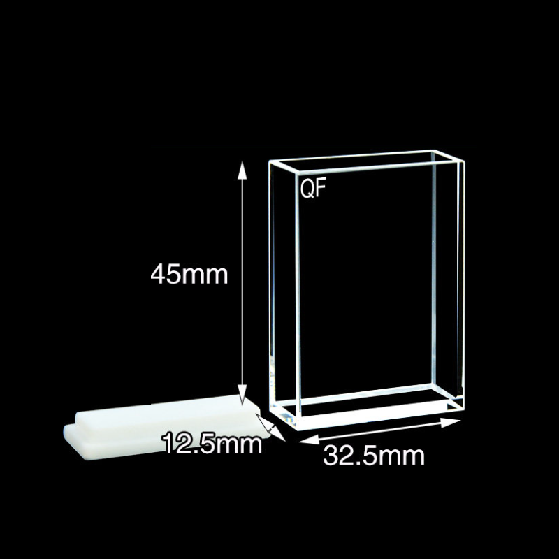 UV quartz marco cuvette with PTFE lid, 5 clear window | Laborxing