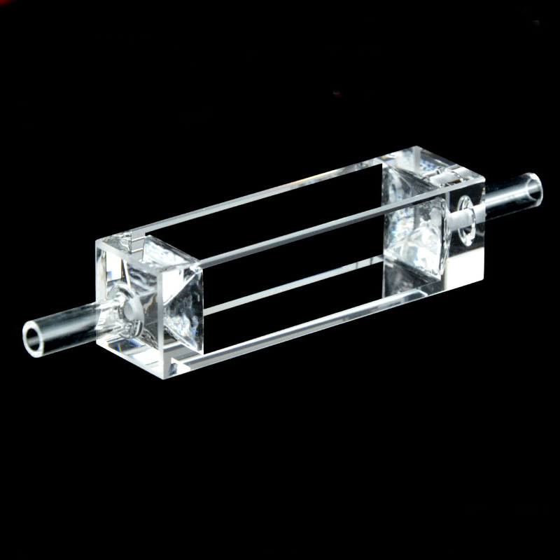 UV quartz macro flow through cell, lightpath 10 mm | Laborxing