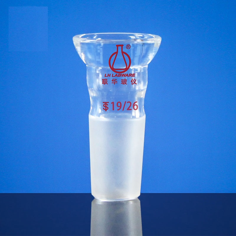 Schlenk transition adapter, #15 o-ring joint to glass joint cone ...