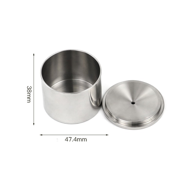 Stainless steel pycnometer, volume 37 ml - 100 ml | Laborxing