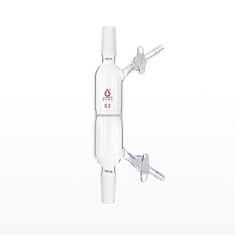 Schlenk filter funnel with frit and stopcock on side | Laborxing