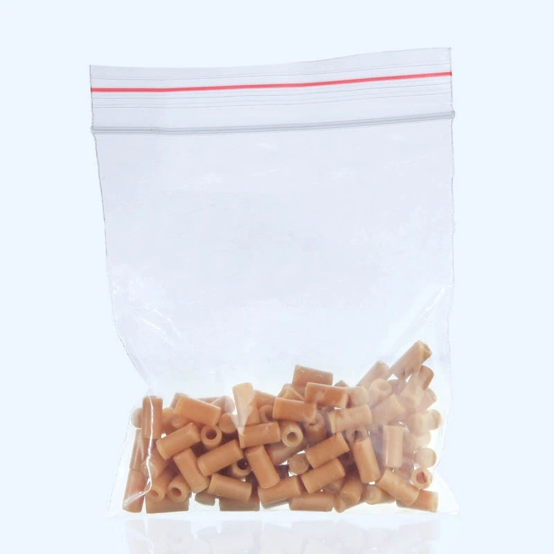 Universal rubber syringe caps, 100 units/pack | Laborxing