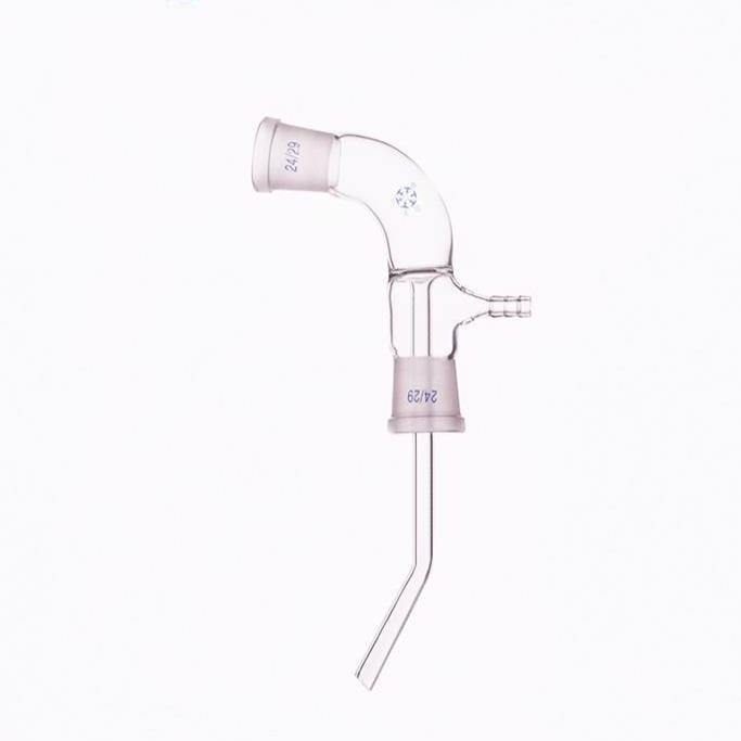 105° Distilling adapter with vacuum Take-off and long stem | Laborxing