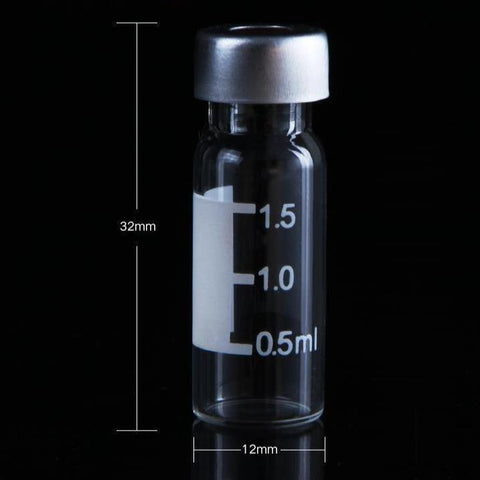 100 pcs/pack,Sample vials with beaded rim and cap, 2 ml to 4 ml | Laborxing