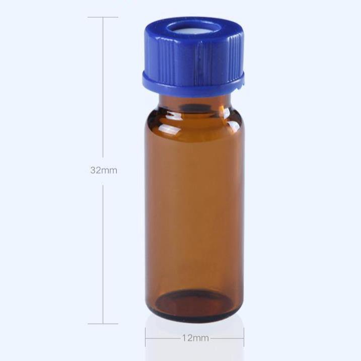 100 pcs/pack, Sample vials with thread and screw cap, 2 ml to 4 ml ...