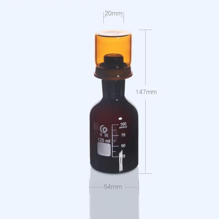 Bod bottle with cover, brown glass, 125 ml to 1.000 ml | Laborxing