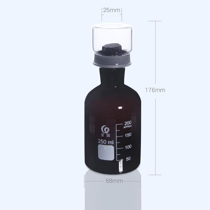 Bod bottle with cover, brown glass, 125 ml to 1.000 ml | Laborxing