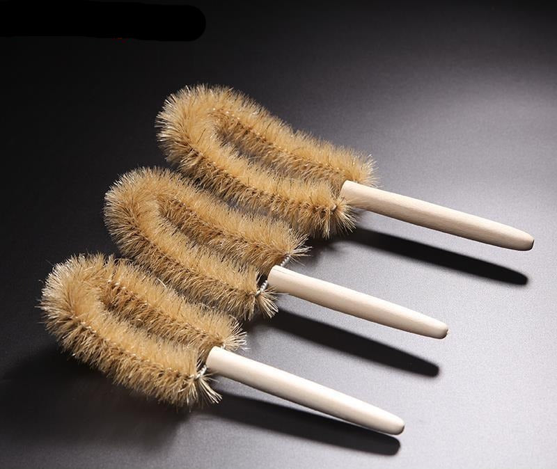 Cleaning brush for beakers, galvanised twisted-in wire | Laborxing