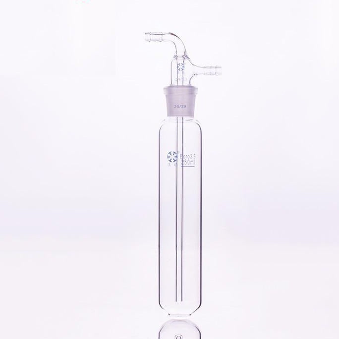 Cold trap with joint and hose connector, capacity 10 to 250 ml | Laborxing