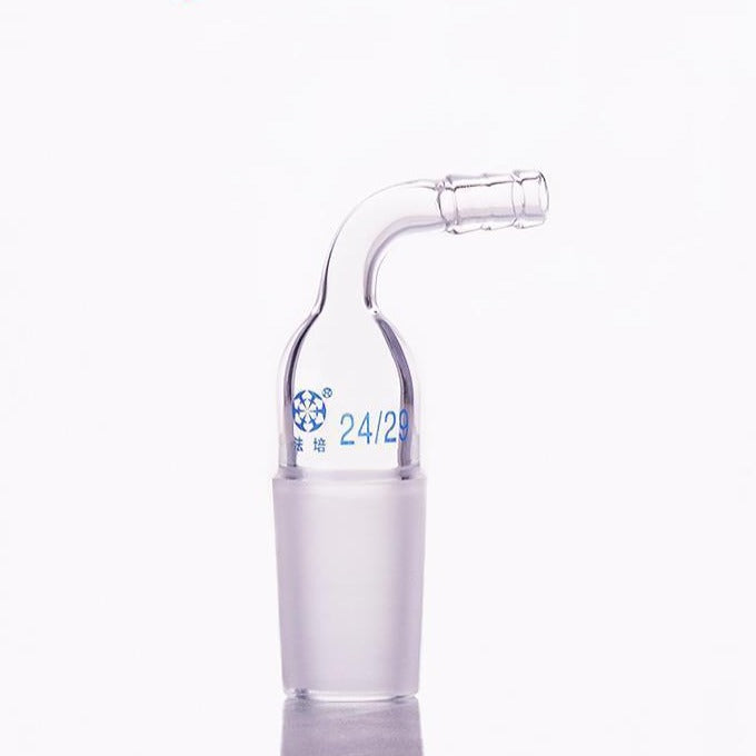 Connecting adapter with curved hose connector | Laborxing