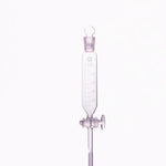 Cylindrical separating funnel with stopcock and stopper, graduated, 50 ...