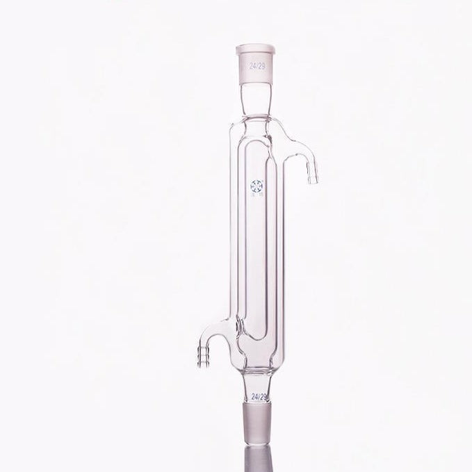 Davies condenser with joint and double surface, length 200 mm to 400 m ...