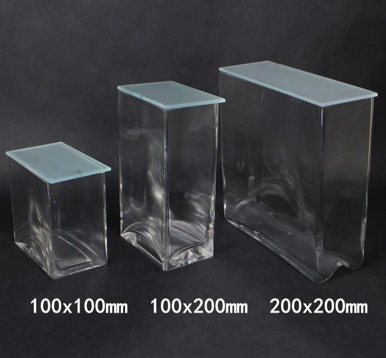 Developing chambers for TLC, molded, size 100 x 100 mm to 200 x 200 mm ...