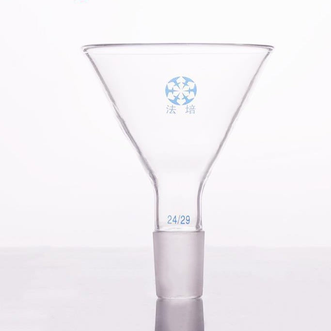 Cylindrical separating funnel with stopcock and stopper, graduated, 50 ...