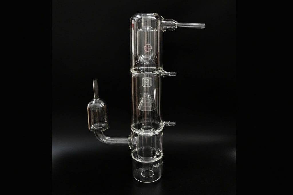 3-stage glass oil diffusion pump | Laborxing