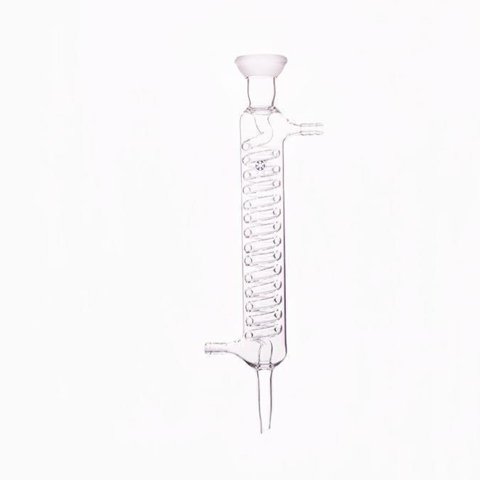 Graham condenser with spherical ball joint KS #35 , length 200 mm to 4 ...