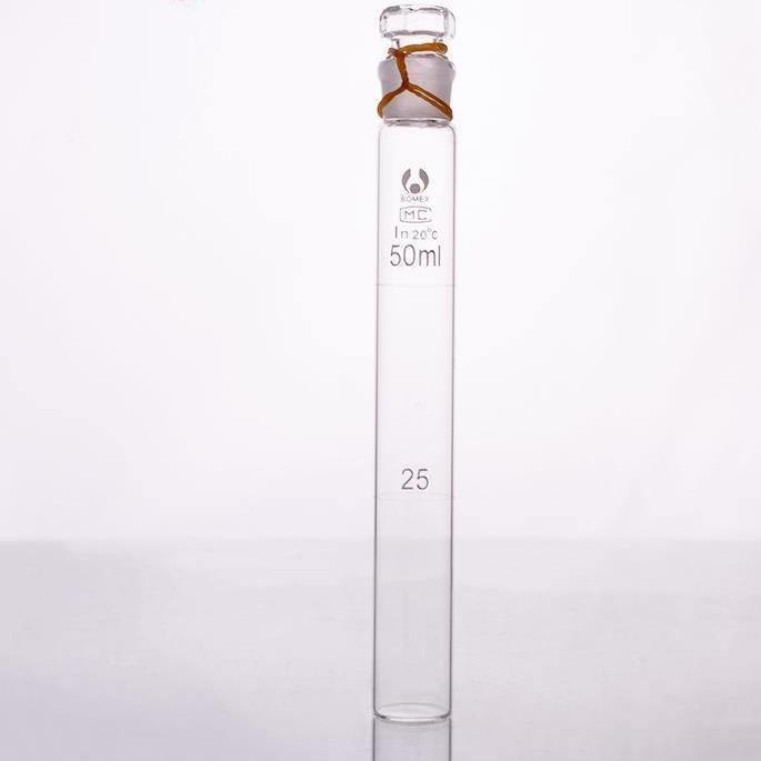 6 pcs Nessler Cylinders with stopper, graduated, 10 to 100 ml | Laborxing