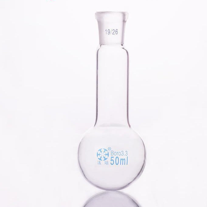 Round bottom flask with long neck and joint, 25 to 3.000 ml | Laborxing