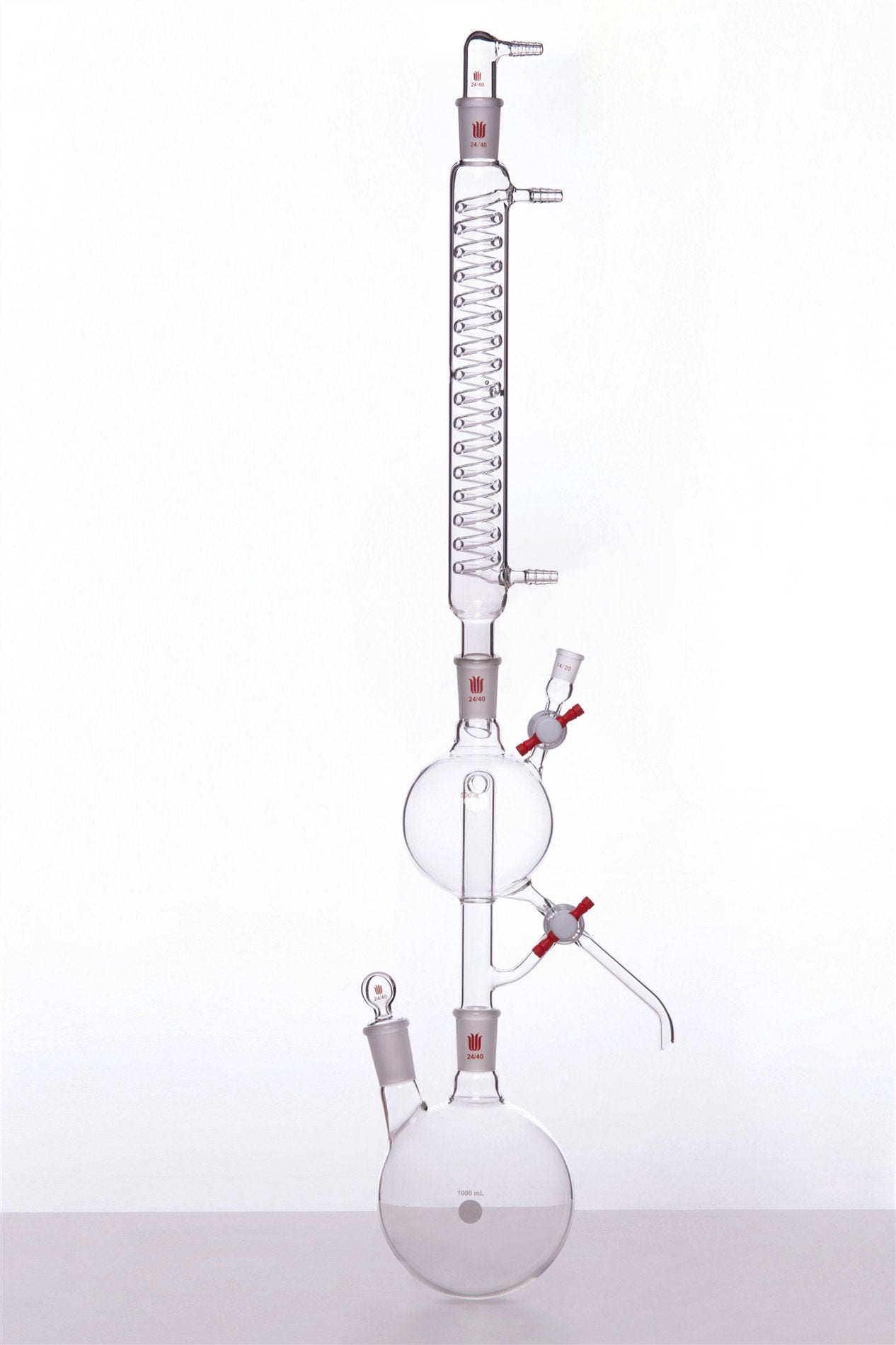 Reflux distillation head with Dimroth spiral | Laborxing
