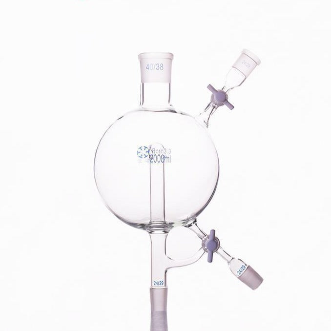 Solvent distillation head with 2 side joint, capacity 500 to 2.000 ml ...