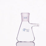 Suction bottle in erlenmeyer shape with joint, capacity | Laborxing