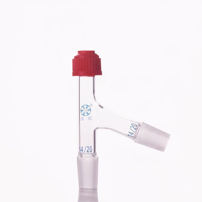 Thermometer adapter with 75° connecting tube and joint - Laborxing ...
