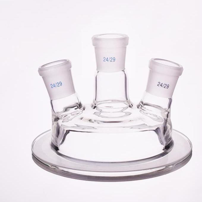 Double jacketed flat bottom cylindrical reaction vessel, flange diamet ...