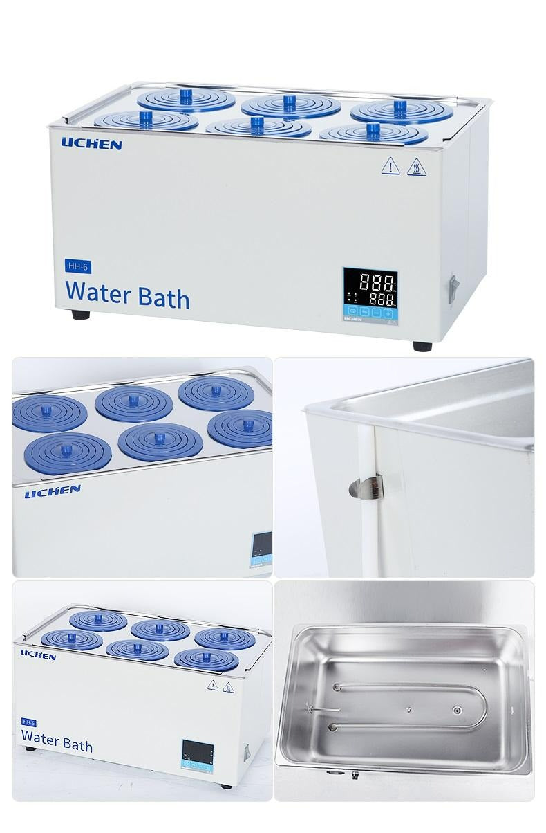 Water bath with concentric rings flat cover, openings 1 to 8 | Laborxing